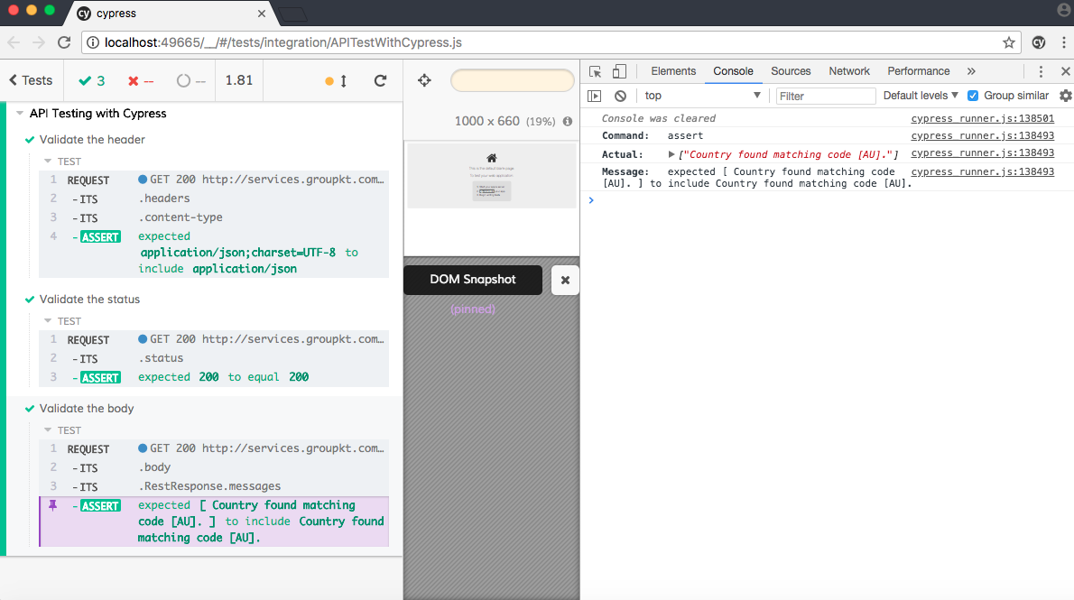 Running Api Test Using Cypress Aby George A